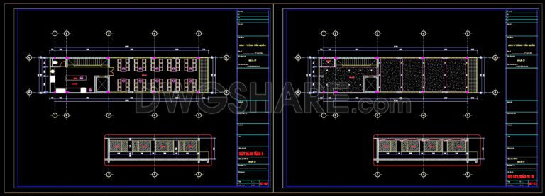 CAD drawings for the interior design and construction of a 6-story ...