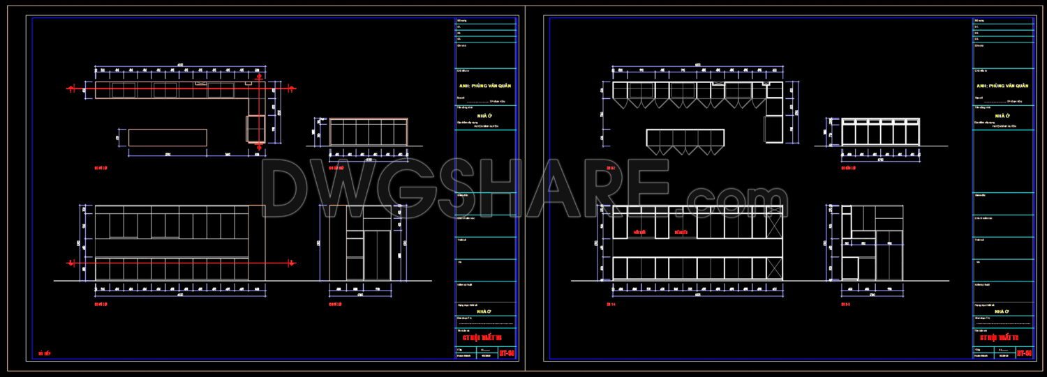 CAD drawings for the interior design and construction of a 6-story ...