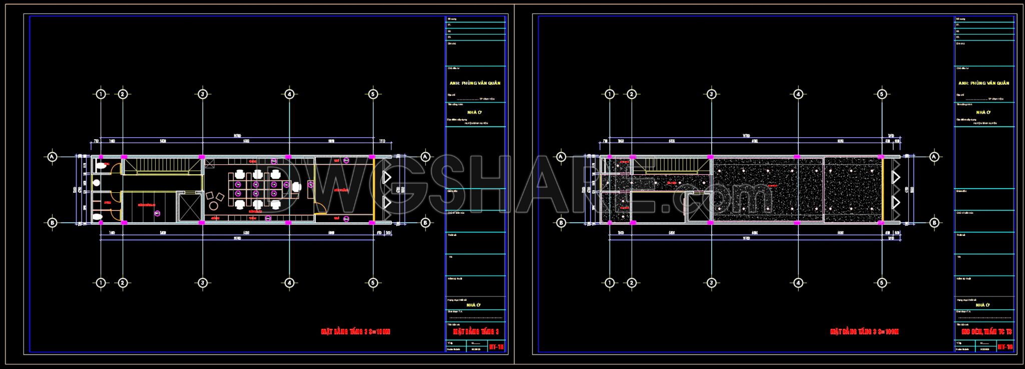 CAD drawings for the interior design and construction of a 6-story ...