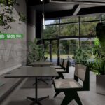 Detailed CAD drawings for the design and construction of coffee shop ...