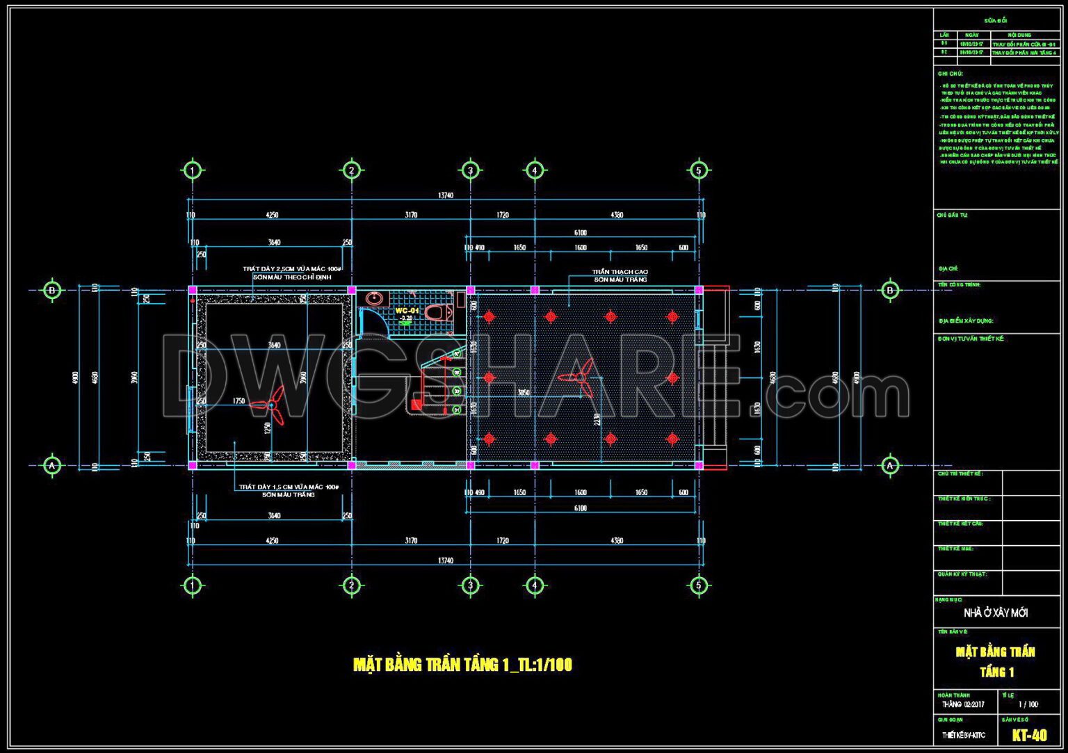 104. Detailed CAD drawings for the ceiling layout design of a 3-story ...