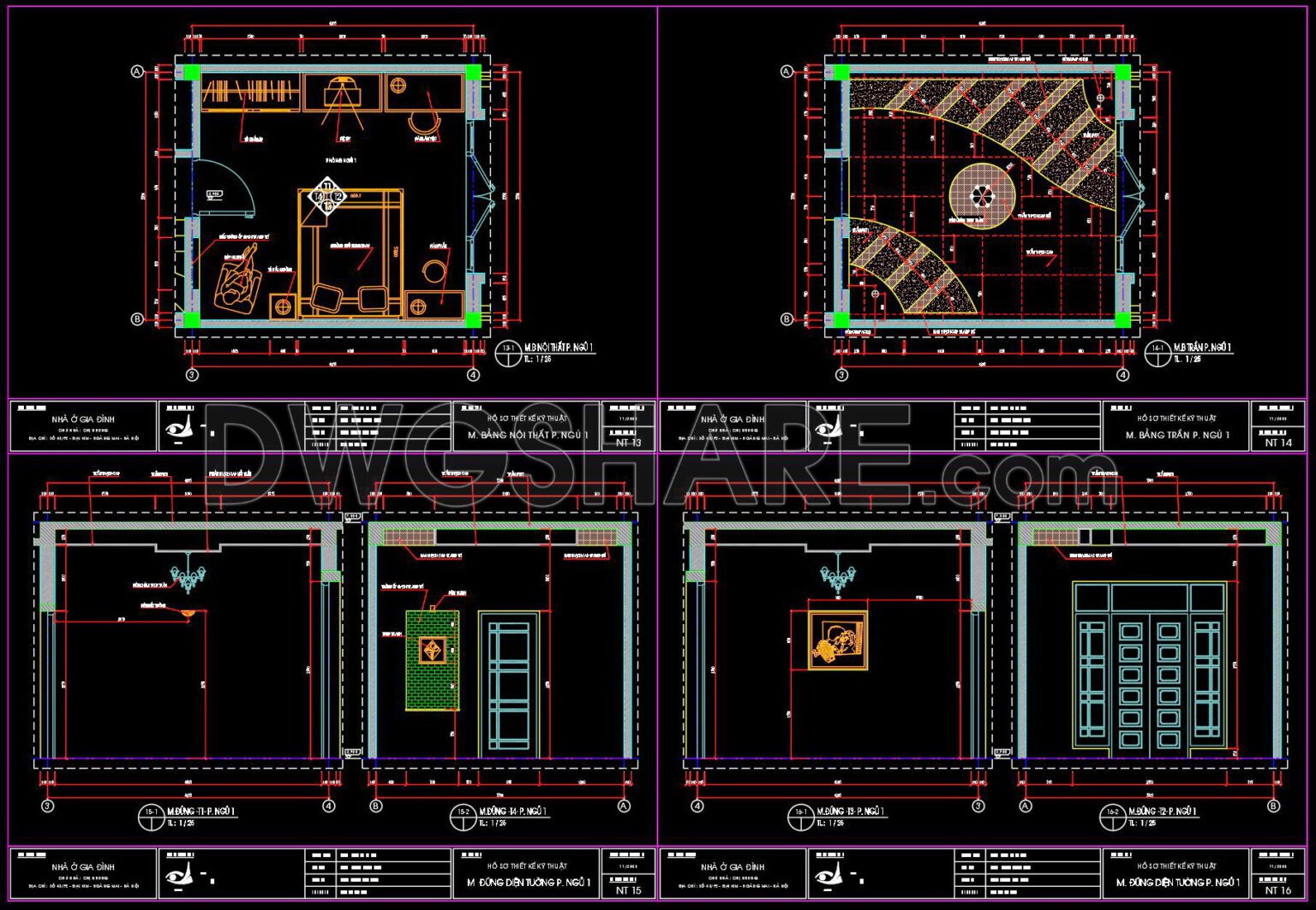 11. House Design Drawings of Interior Design For Download