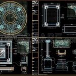 112. CAD technical drawings of kitchen cabinets for the house - Free ...