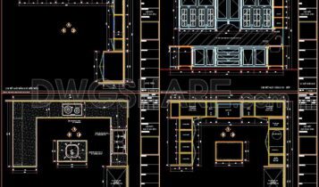 Kitchen CAD Blocks Free Download – High-Quality DWG Files