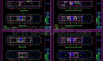 Bus stop free AutoCAD drawings