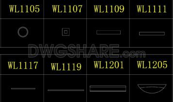 21.Free Wardrobe CAD Blocks