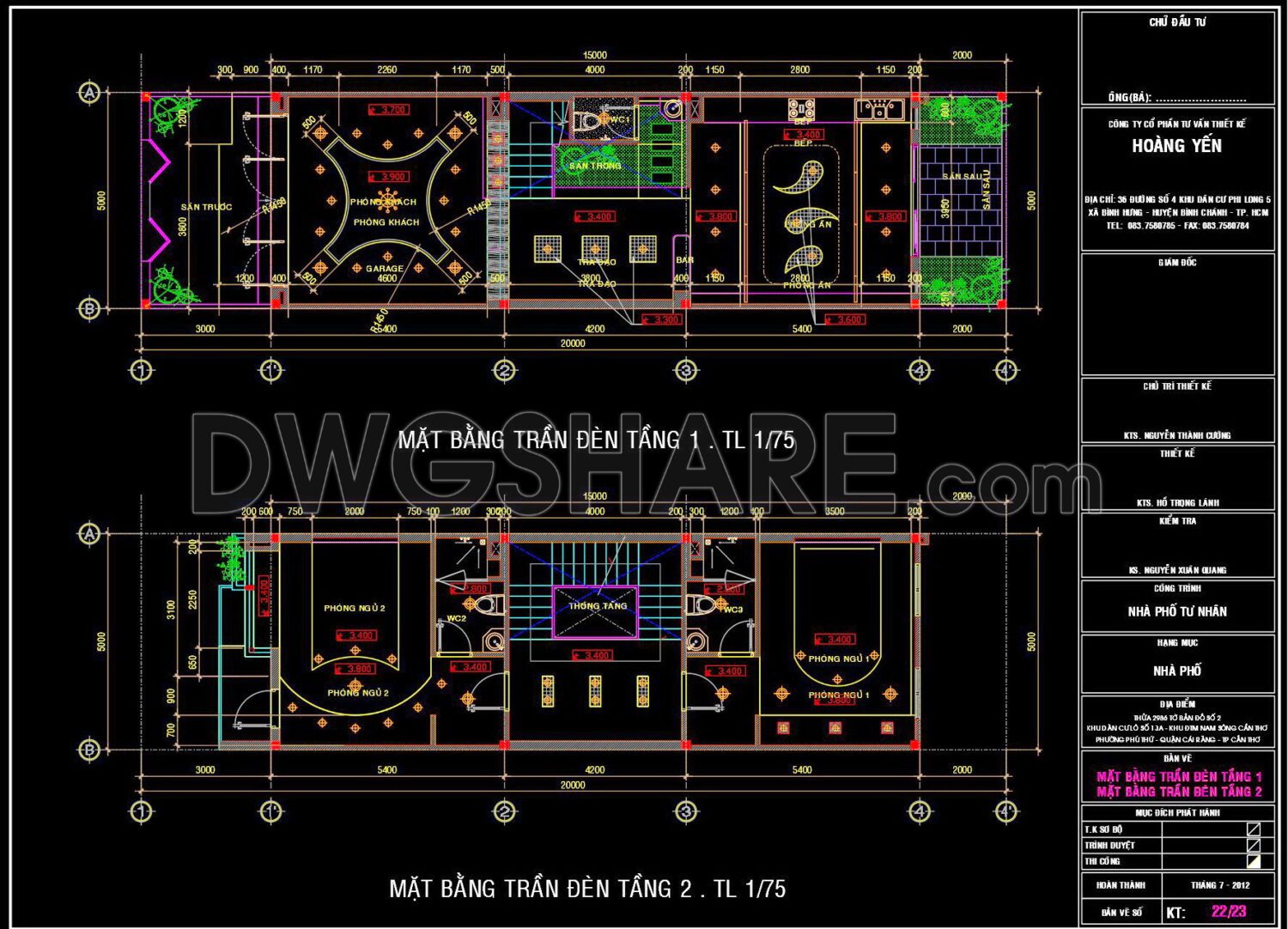 116. Detailed CAD drawings for the ceiling layout design of a 3-story ...