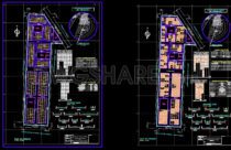 79.Autocad Drawings Of Pile Cap Layout and Sections Details For Download
