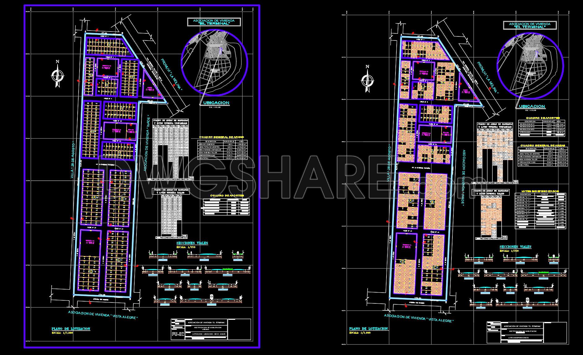 125. CAD Drawings of Rating correction urban for Download