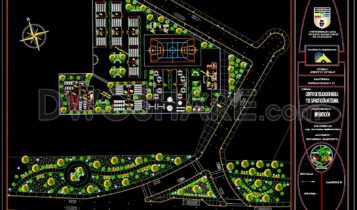 AutoCAD drawings of urban design and landscape design
