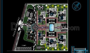 AutoCAD drawings of urban design and landscape design