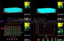 12.Multi function hall AutoCAD File DWG