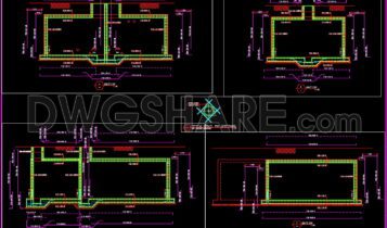 97. CAD drawings of various gypsum ceiling cross-sections and recessed ...