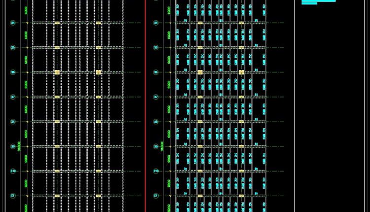 190. CAD drawing Of Bridge Cross Section and Beam Layout Free download ...