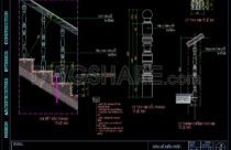 82.Autocad Drawings Of Compound Wall Layout And Details For Download