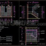 197. Download detailed CAD drawings of townhouse stairs - Free Cad ...