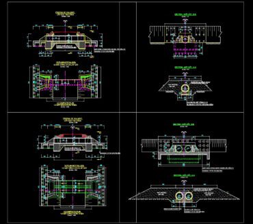 197. CAD drawing Of Wingwall of Culvert Free download