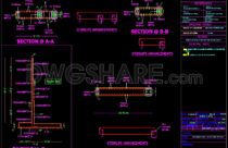 631. Free Download Essential Core Wall Framing Details CAD Template (DWG)