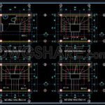 200. Download detailed CAD drawings of townhouse stairs - Free Cad ...