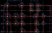 635. Download Free DWG CAD Templates of Slab Reinforcement Layout Plan