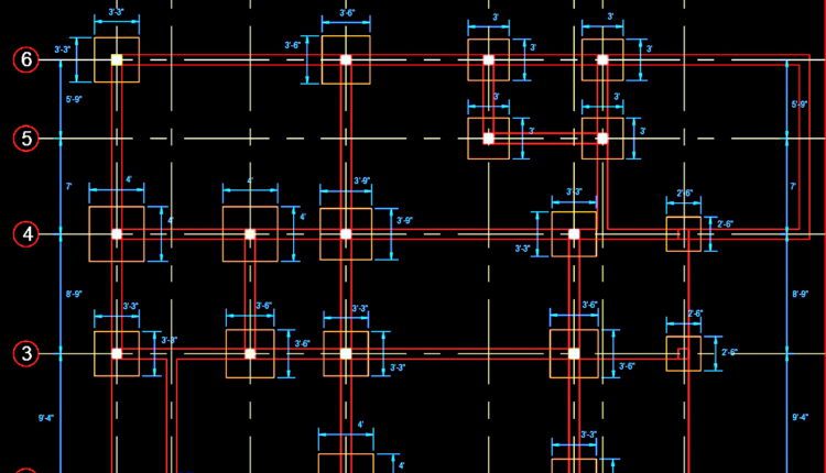 201. CAD drawing Of Slab Bottom Reinforcement Free download - Free Cad ...