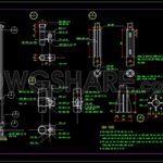 205. CAD drawing Of Flagpole structure. Free download (2) - Free Cad ...