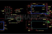 83. Free Download Living Room TV Cabinet 2D CAD Drawing