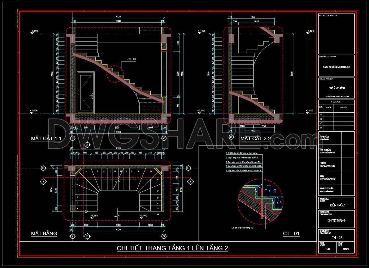 209. Download detailed CAD drawings of townhouse stairs