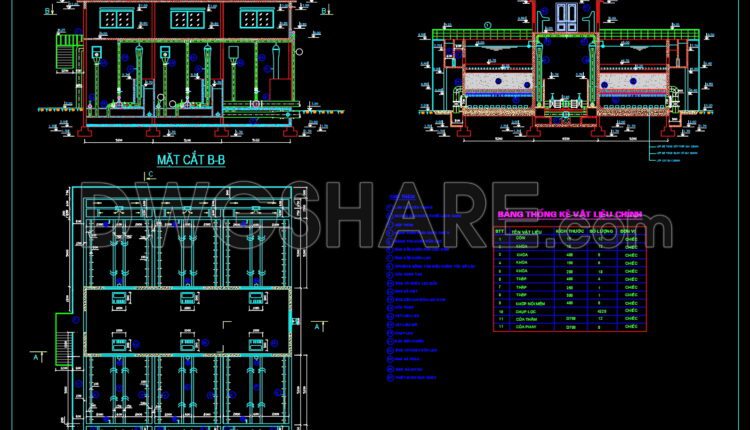 212. Free download of detailed structural CAD drawings for Aquazur ...