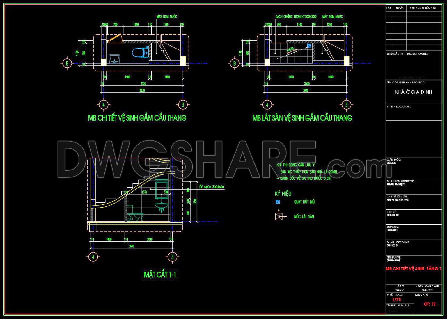 213. WC Layout Plan and elevations details CAD drawings download