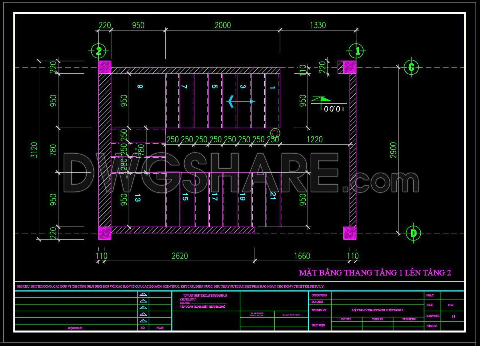 214. Download detailed CAD drawings of townhouse stairs