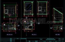 245. Free download sample apartment floor plan CAD drawings