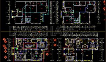 Music School Layout Plan and Elevation AutoCAD File DWG