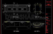 70.Typical Section of Kitchen Sink Detail CAD Drawing DWG