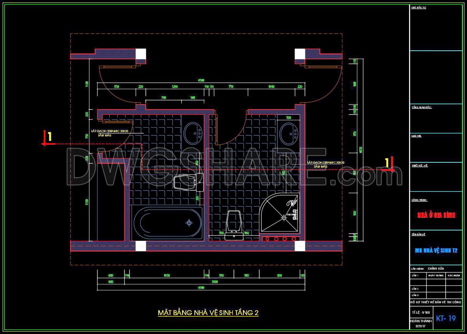 219. WC Layout Plan and elevations details CAD drawings download