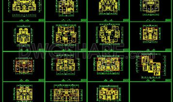437. Free Download Detailed CAD Drawings for Outdoor Planter and Seating