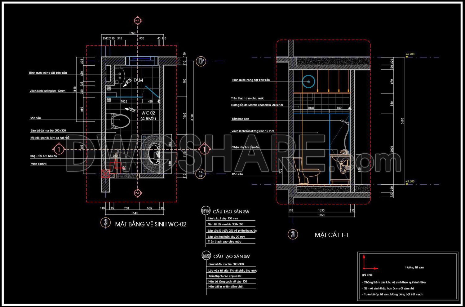 224. Free download of CAD technical drawings for the construction of ...