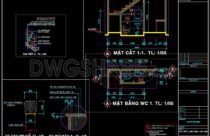 81.Free Download of Sewage Sump Pump Section Details CAD Drawing DWG