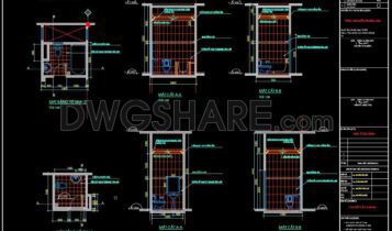 97. CAD drawings of various gypsum ceiling cross-sections and recessed ...