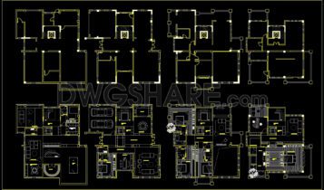 36.Electrical Power Plan Layout CAD