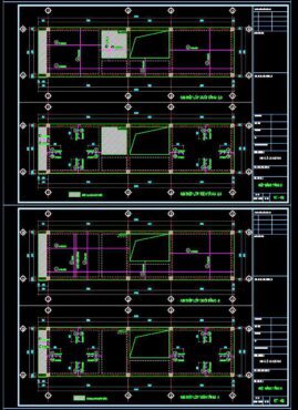247. Structural Drawings Of 4-Story House A Complete Project 3.6m x 14 ...