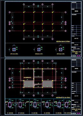 248. Structural Drawings Of 3-Story House A Complete Project 6m x 10.6m ...