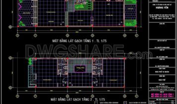 480. Free CAD Drawings of a 5-Storey House with 4 Bedrooms