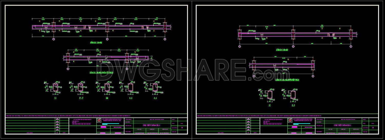 252. Structural Drawings Of 3-Story House A Complete Project 4.5m x 15m ...