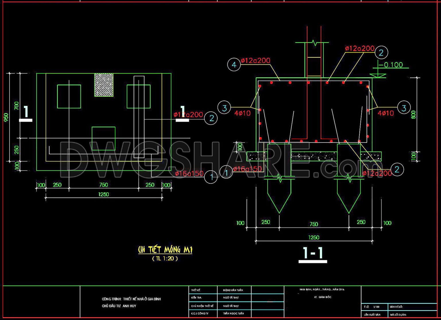 253. Structural Drawings Of 2-Story House A Complete Project 4m x 16.7m ...