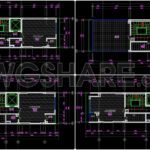 29. Download free detailed CAD drawings of floor plans for a 4-story ...