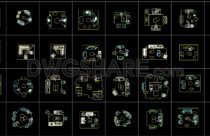 16.People Sitting CAD Blocks