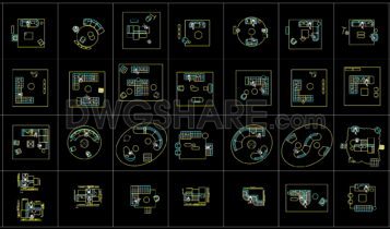 Table Archives - Free Cad Blocks, download DWG models for architects ...
