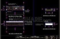 Private University Plan and Elevation AutoCAD File DWG