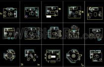 395. Free Download of CAD Section Detail Drawings for 4 Hand Wash Basin ...